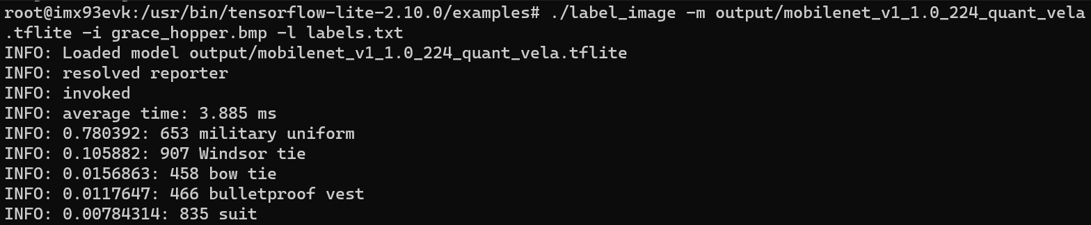 Solved: i.MX93 EVKCM EthosU NPU Example Error IOCTL failed - NXP Community