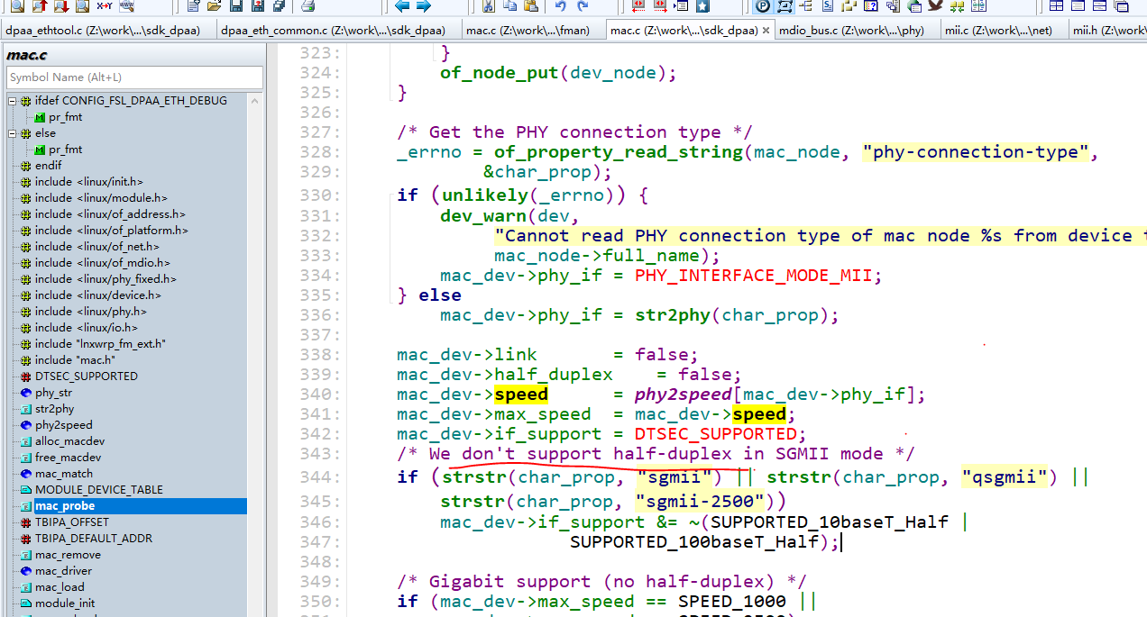 Solved: Is LS1046 SGMII @ QSGMII not support half mode? - NXP Community