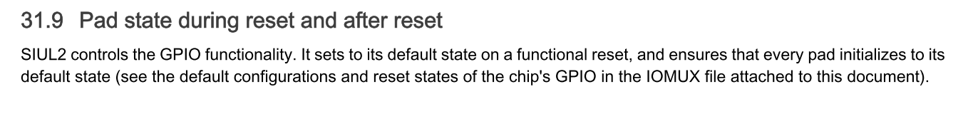 Re: Can the S32K314 chip maintain the GPIO port state from abnormal reset to chip restart - NXP ...