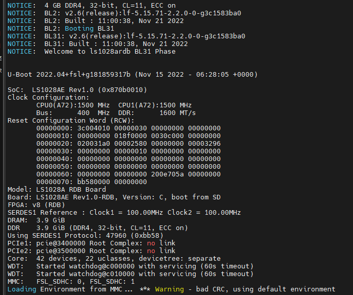[Yocto LS1028] BL2 for custom board - NXP Community