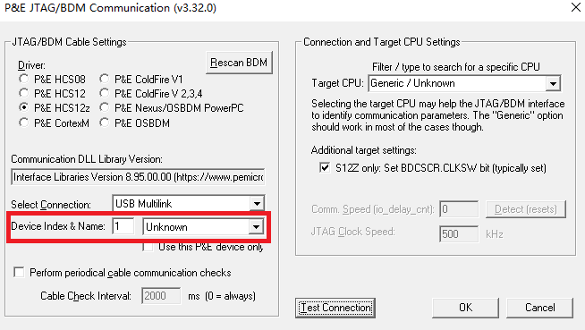 P&E BDM Communication - NXP Community