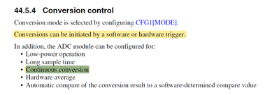 Solved: PDB连续触发ADC中使用ADC连续转换模式的问题 - NXP Community