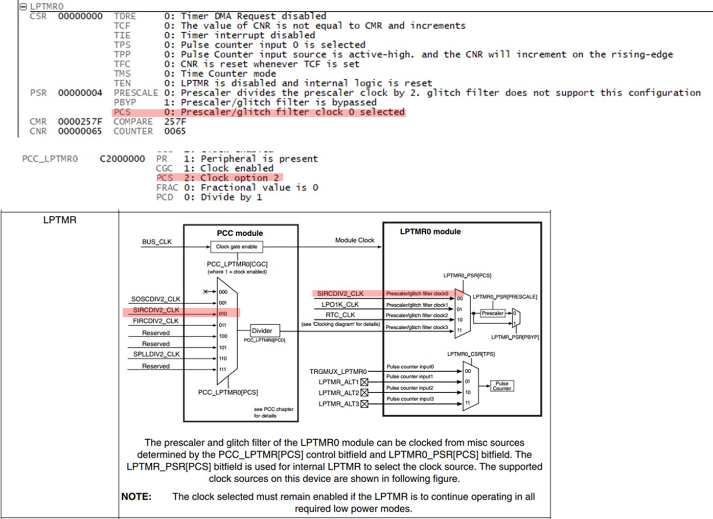 Firc Clock Test Using LPTMR - NXP Community