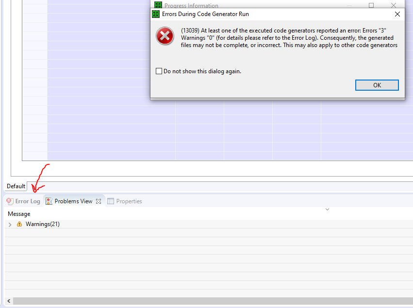 Where can I find generated error log for EB? - NXP Community