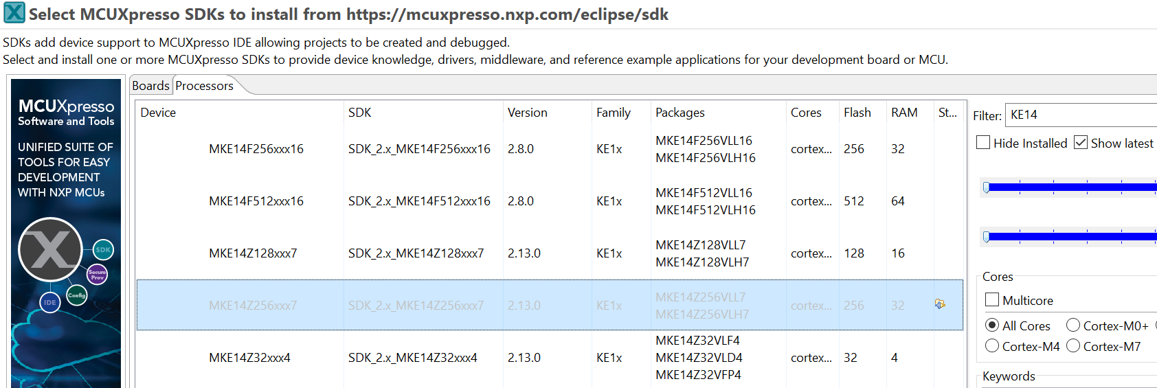 sample code for NXP MKE14Z256VLH7 - NXP Community