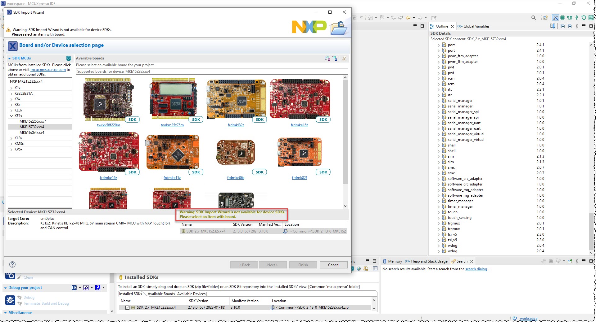 Solved: TSI Configuration/Sample projects for MKE15Z32xxx4 - NXP Community