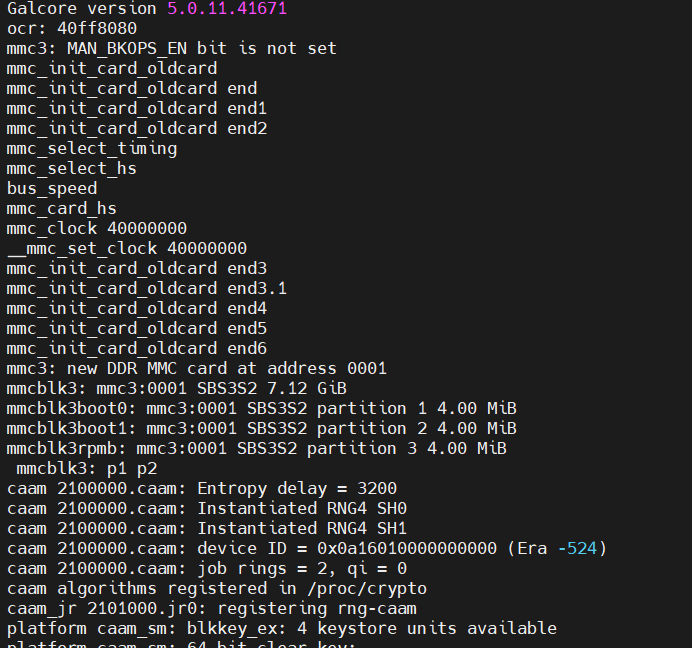 emmc波形异常，导致无法写入 - NXP Community