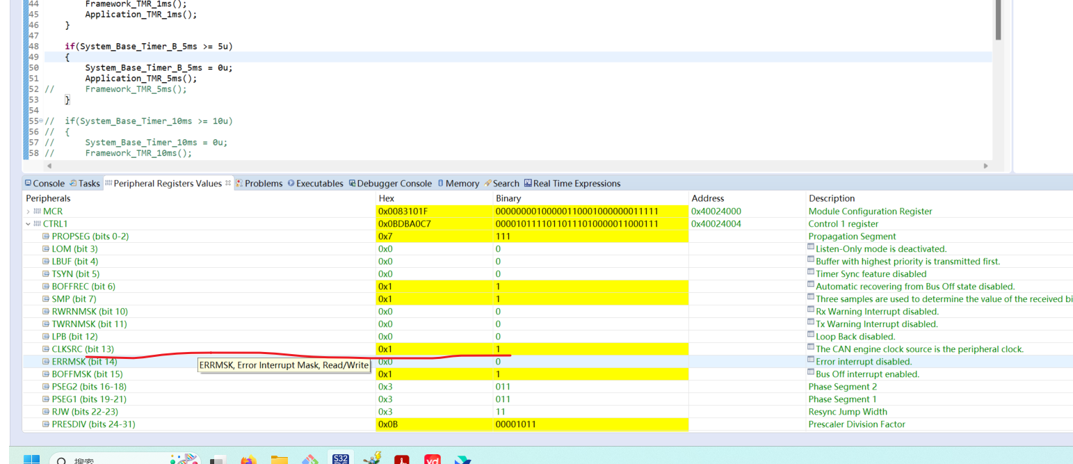 CAN PE uses peripheral clock - NXP Community