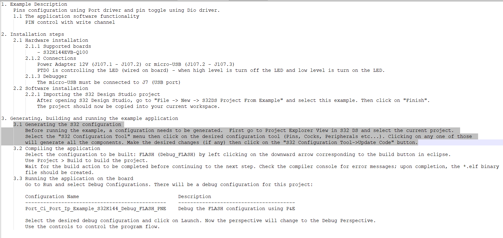 Solved: S32k144 uses the s32ds example project from 'SW32K1_RTD_4.4_1.0.1_HF01-D2209' - NXP ...