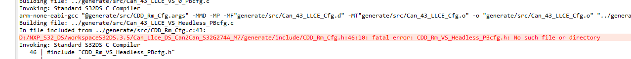Can_Llce_DS_Can2Can_S32G274A_M7 example compilation fails - NXP Community