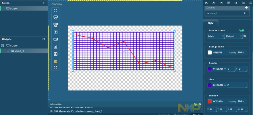 Solved: GUI Guider 1.5.1 chart控件线条圆点无法消除以及网格无法填充完 - NXP Community