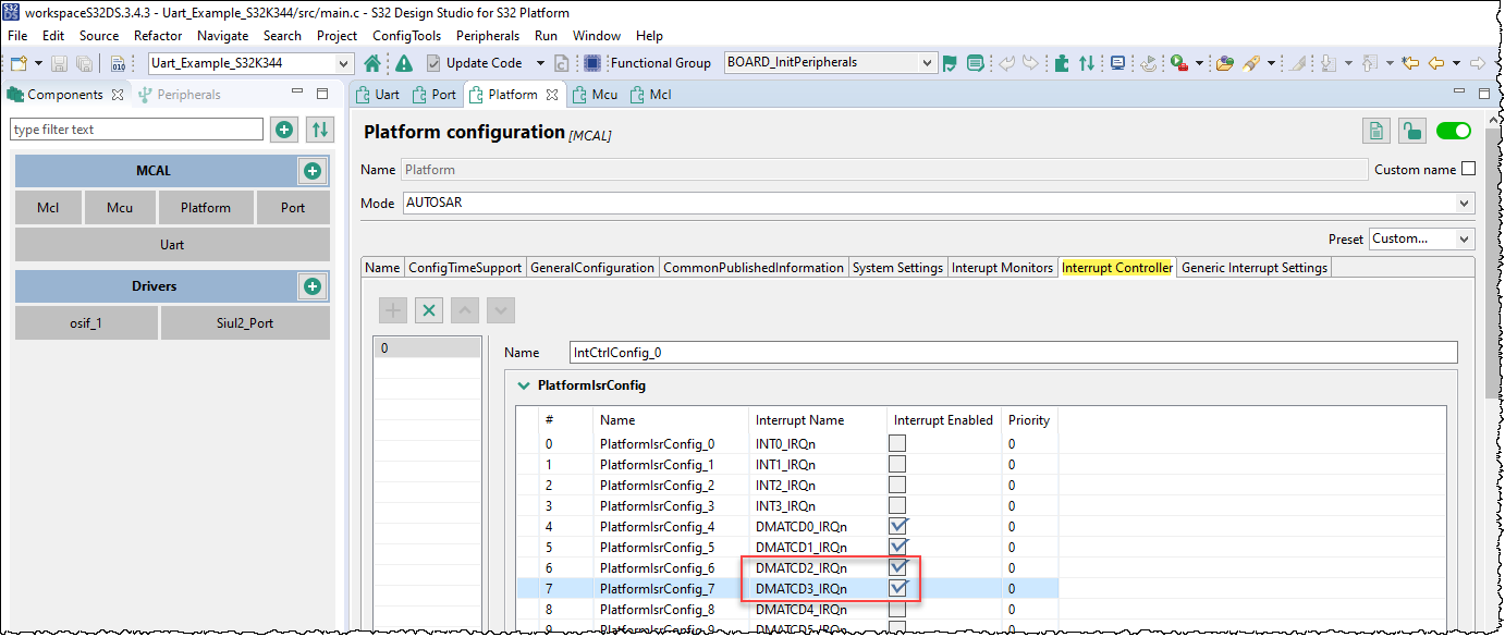 S32K344 UART1 Issue: No Data Transmission or Reception - NXP Community
