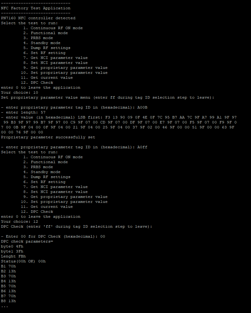 Solved: PN7160 DPC check - NXP Community