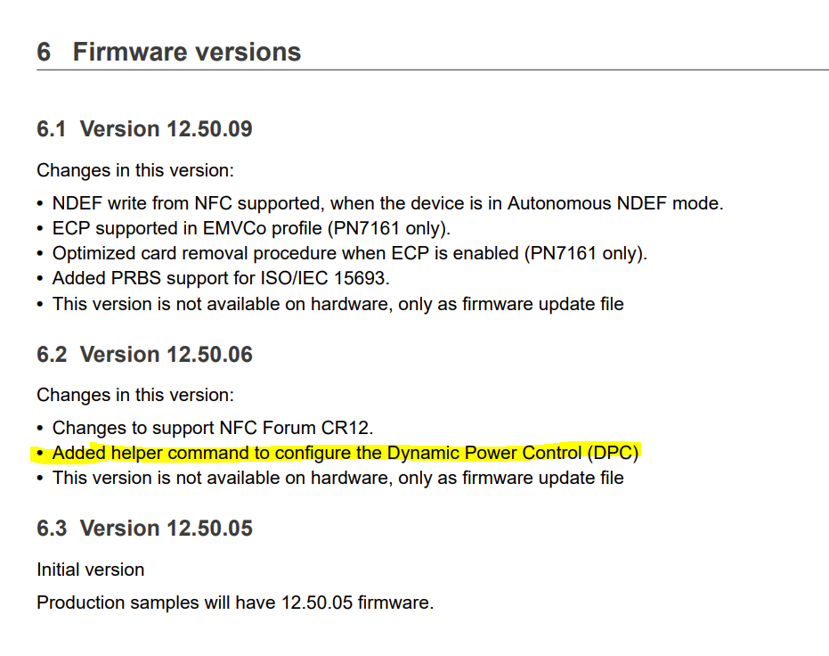 Solved: PN7160 DPC check - NXP Community