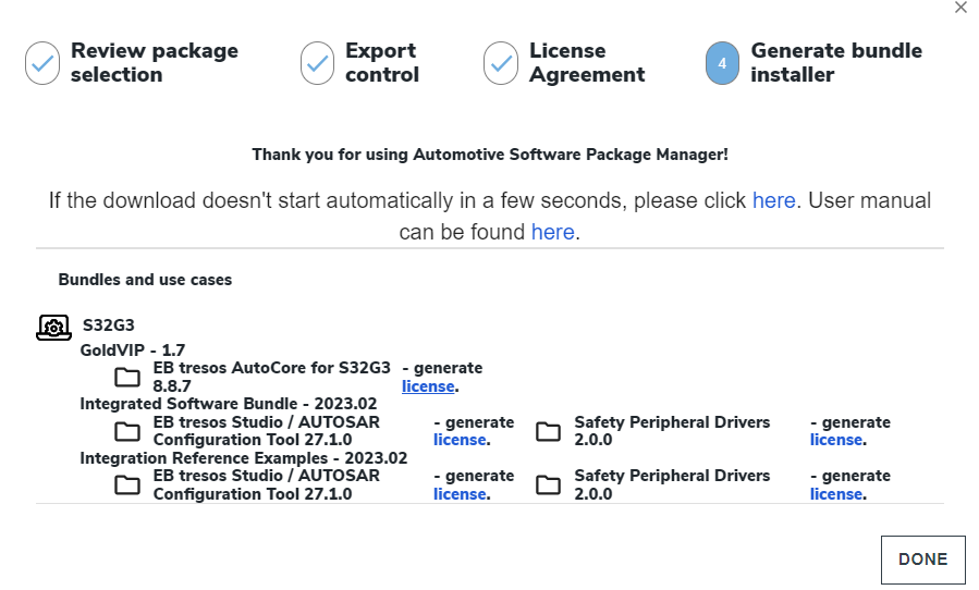 Solved: S32G3 EB Tresos license generation during Automotive Software ...
