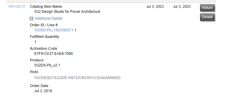 Solved: S32DS for Power Architecture - license - NXP Community