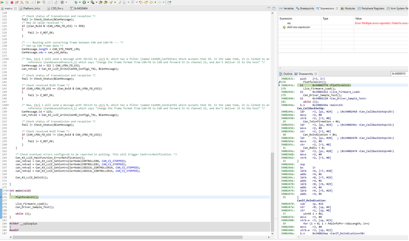 Can_Llce_DS_Can2Can_S32G274A_M7 example compilation fails - NXP Community