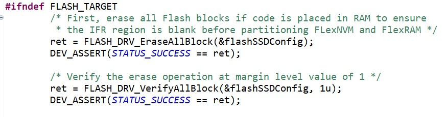 flash_partitioning_s32k144 program entering default isr. - NXP Community