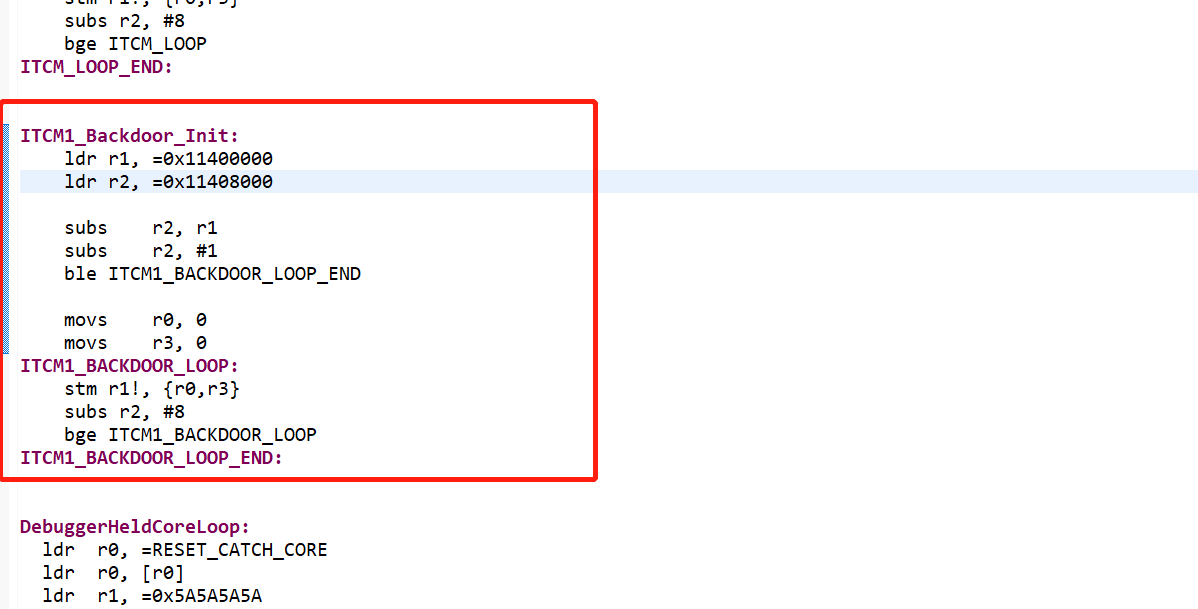 Solved: S32K314 TCM1 backdoor problem - NXP Community