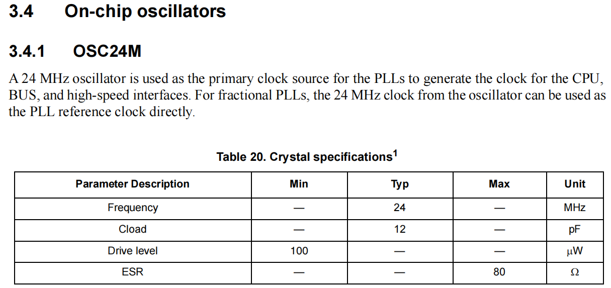 Solved: On the power of the 24M crystal excitation of the MCIMX8M Mini ...