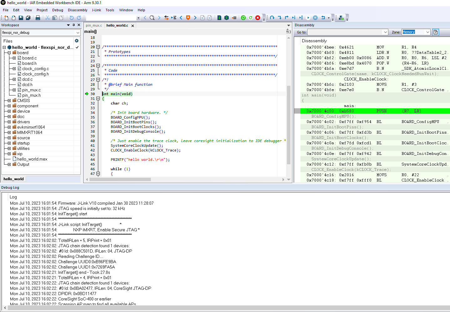 RT106X secure JTAG test and IDE debug - NXP Community