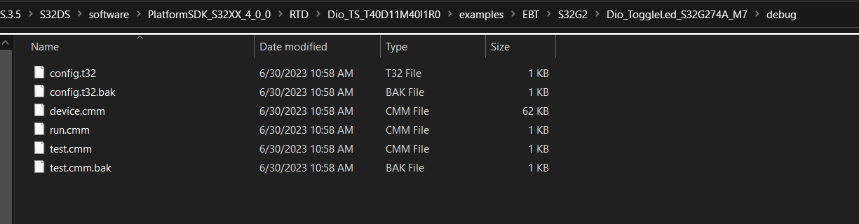 Lauterbach Trace32 debugging S32G399 A core - NXP Community