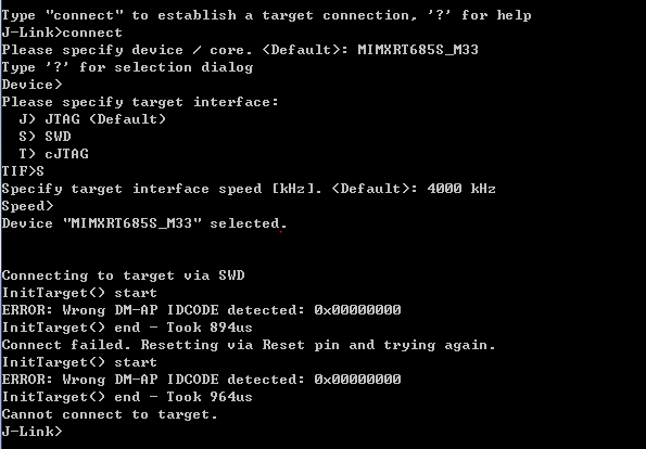 Solved: RT685 and LPC4322 custom board can't debug - NXP Community
