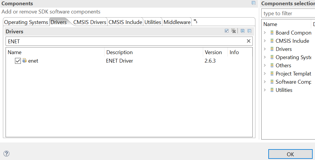 iMXRT1024 SDK 2.13 - Missing mido drivers - NXP Community