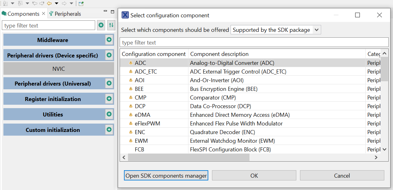 iMXRT1024 SDK 2.13 - Missing mido drivers - NXP Community
