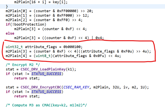How to generate CMAC with a non-volatile key? - NXP Community
