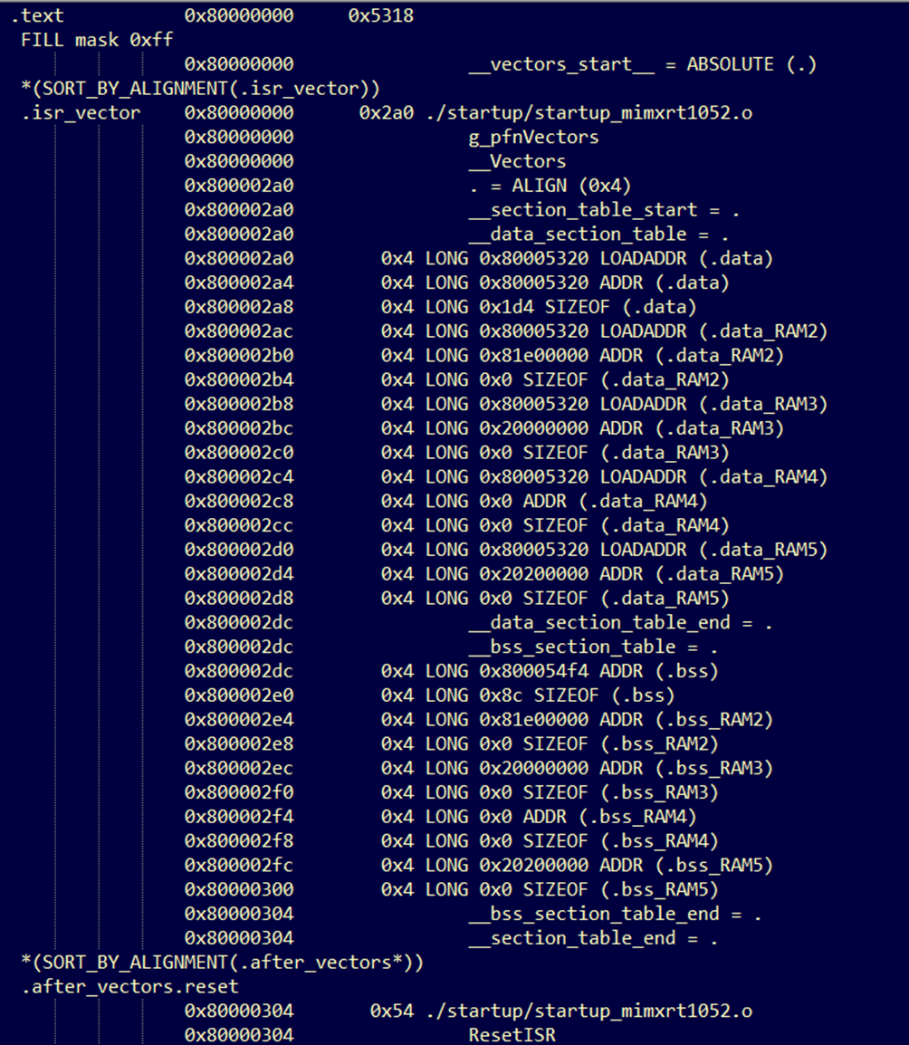 Moving second (custom) Bootloader + Application to SDRAM on i.MX RT1050 platform - NXP Community