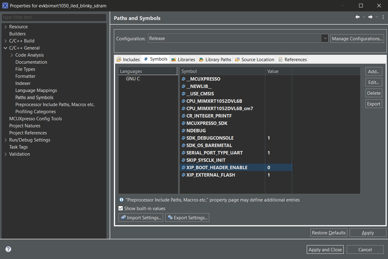 Re: Moving second (custom) Bootloader + Application to SDRAM on i.MX RT1050 platform - NXP Community