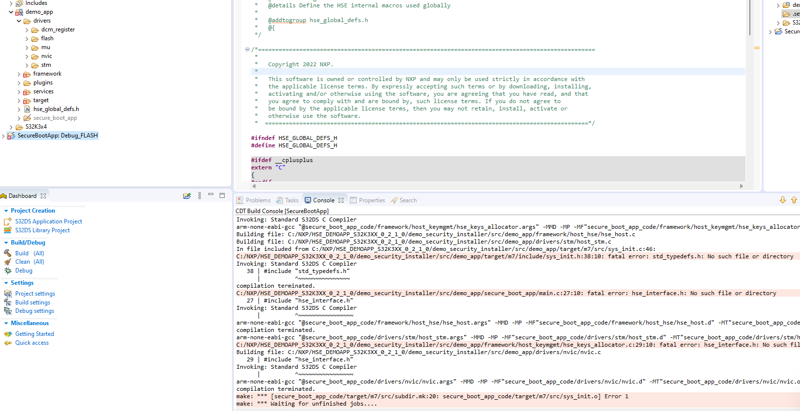 Solved: s32k344 HSE DEMO APP - NXP Community