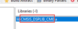 Linking CMSIS DSP on LPC825 Target - NXP Community