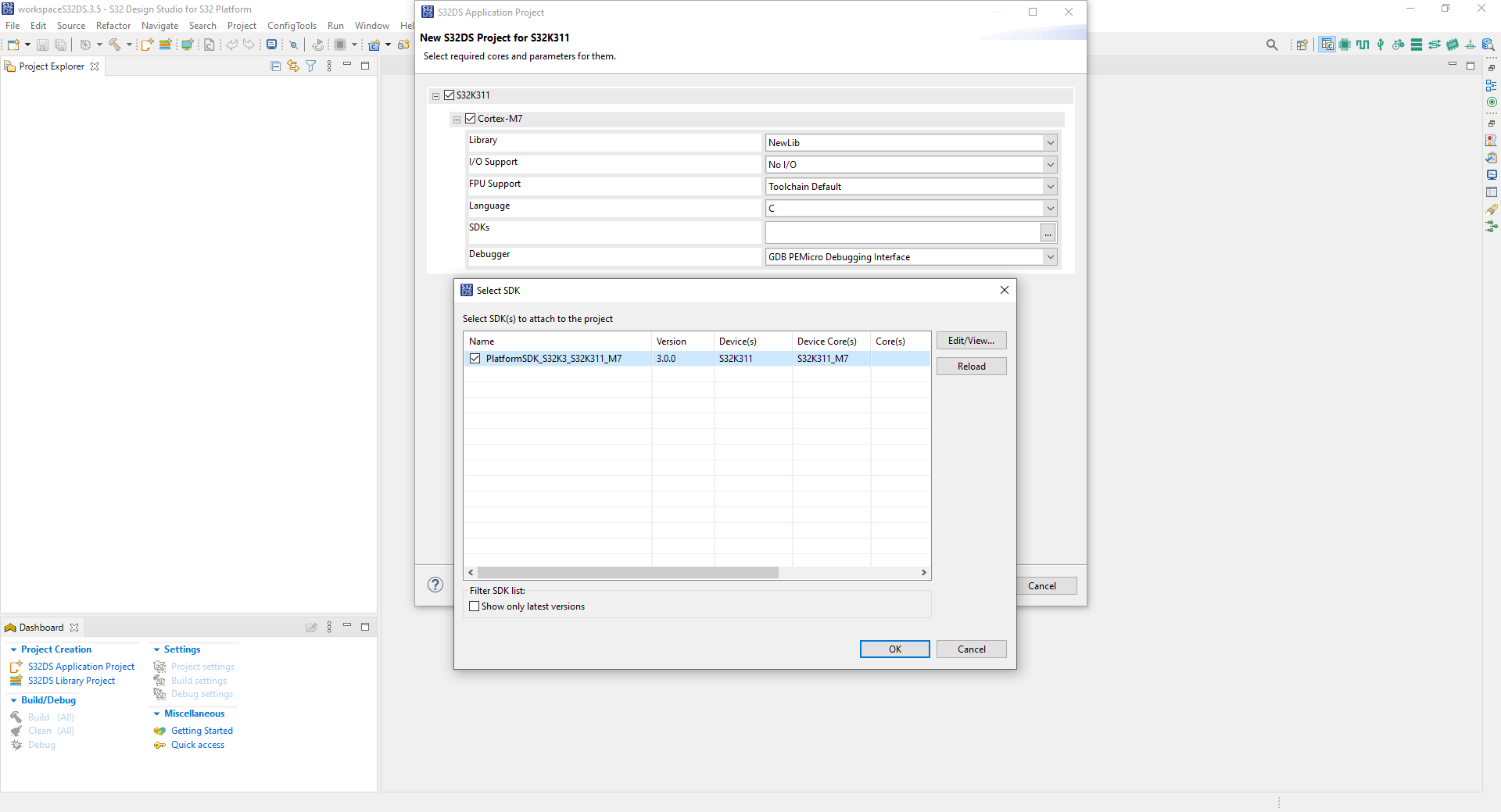 S32 Design Studio V3.5 with S32K311 - NXP Community