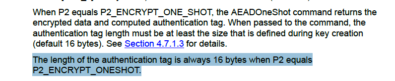 Solved: SE050E aead encryption - NXP Community