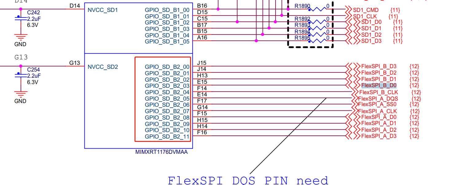 Solved: i.MXRT1176 USDHC2 and FlexSPI(Octal Flash) pin conflict - NXP Community