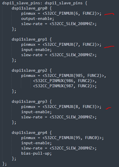 S32G399AACVUC SPI2 dts configruate(master && slave mode) - NXP Community
