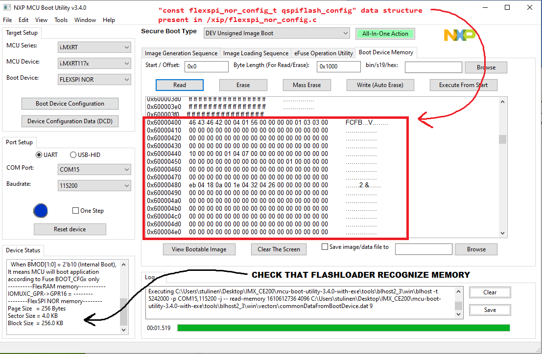 Solved: Problem with flashloader on FLEXSPI2 Instance B - NXP Community