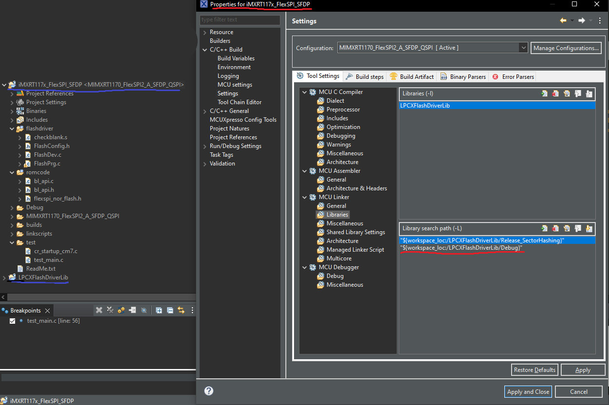 Solved: Problem with flashloader on FLEXSPI2 Instance B - NXP Community