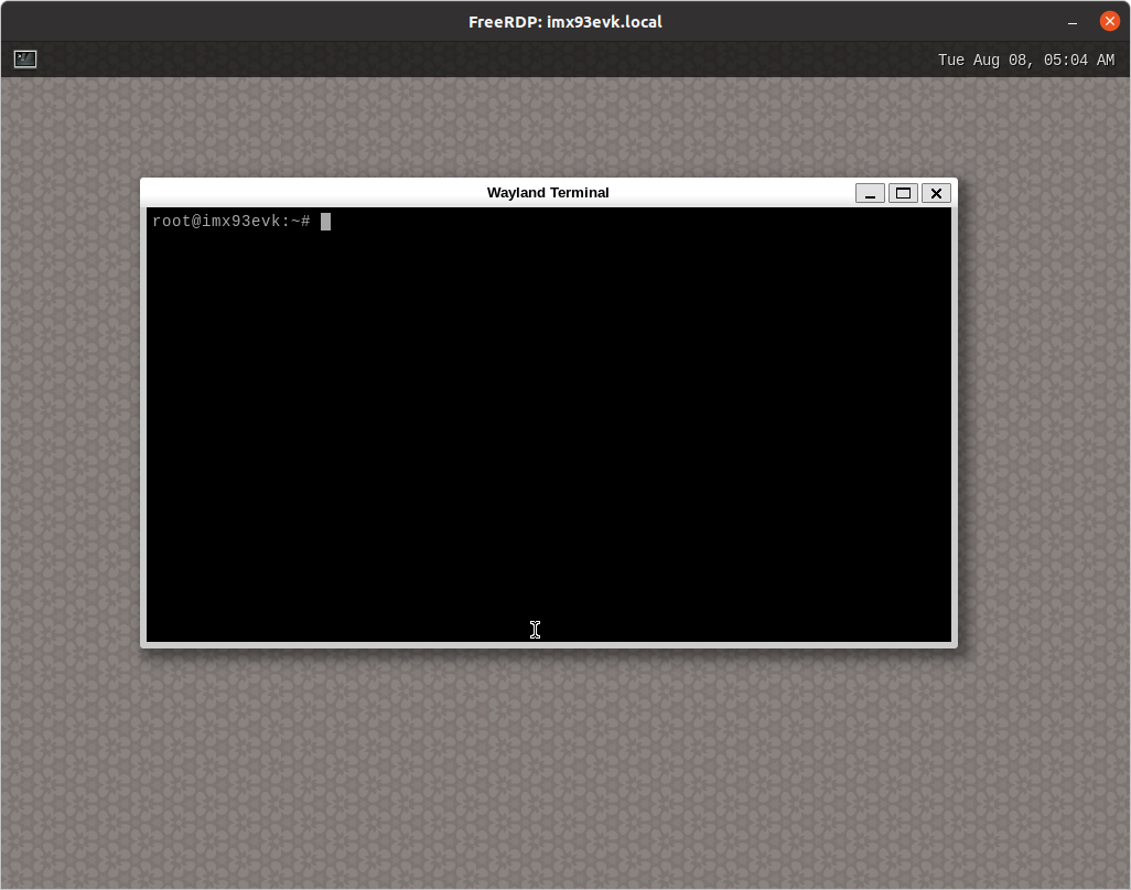Remote desktop on iMX93EVK - NXP Community