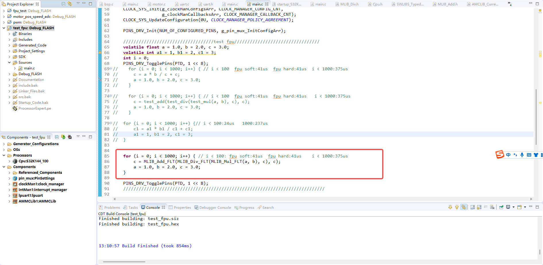 Solved: the difference between library with FP (softfp) and library ...