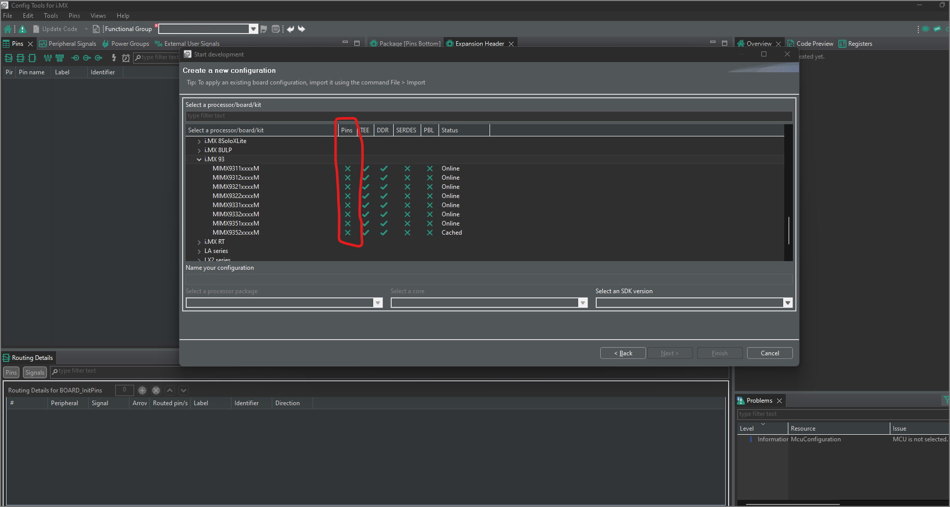 Config Tools for i.MX v14 (Windows) is not support PINS for i.MX - NXP Community