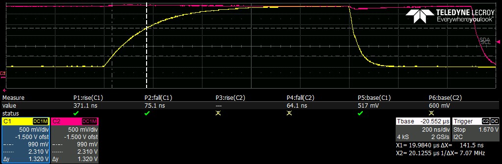 Solved: I2C Rise/Fall time measurement points - NXP Community