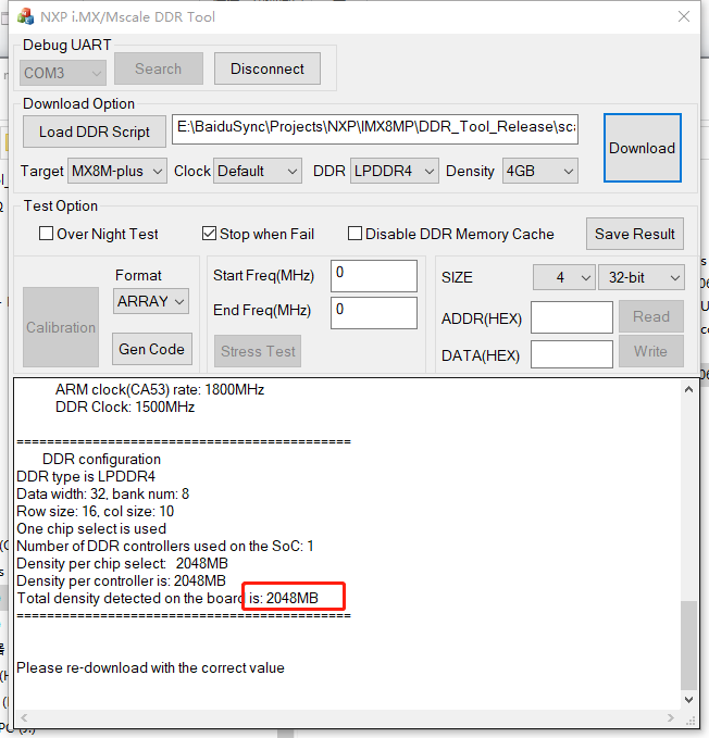 Solved: IMX8MP 4GB LPDDR4 only be recognise 2GB - NXP Community