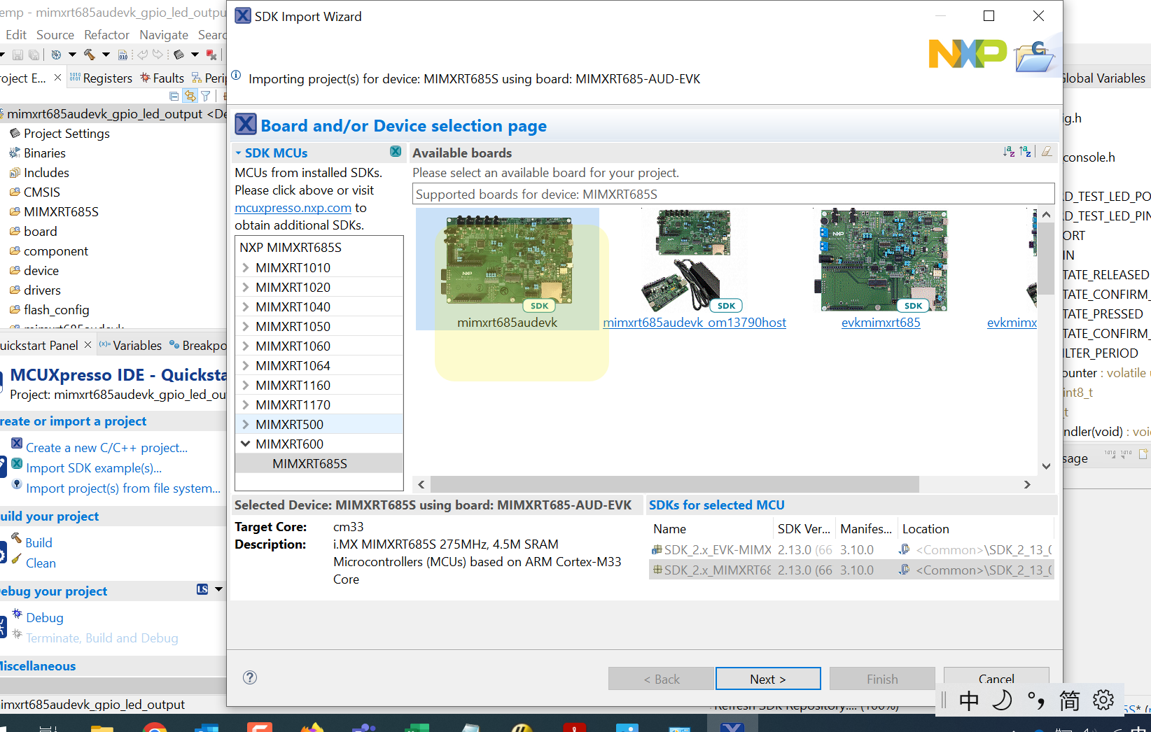 Solved: Re: MIMXRT685S-AUD_EVK Wire ACK Fault in DAP access - NXP Community