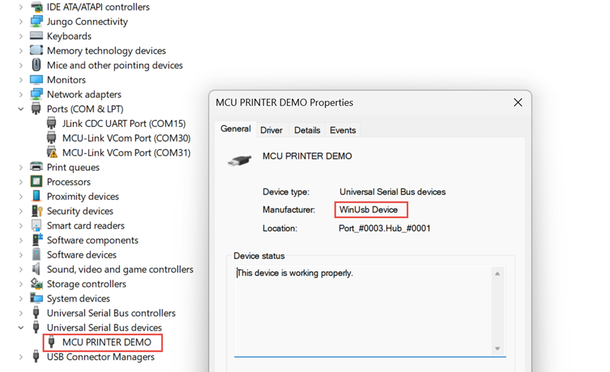 解決済み: LPC54S018 WinUSB driver signing - NXP Community