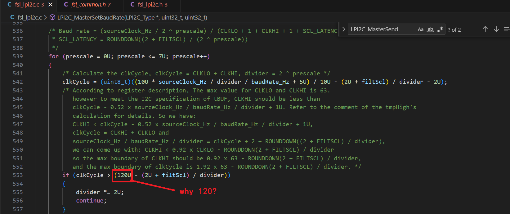 IMXRT1060 I2C Baudrate calculate - NXP Community