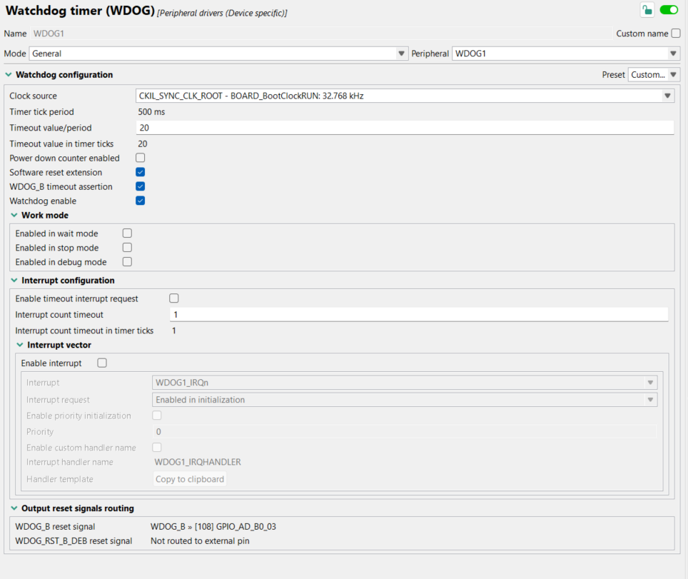 iMXRT1024 Watchdog External Signals - NXP Community
