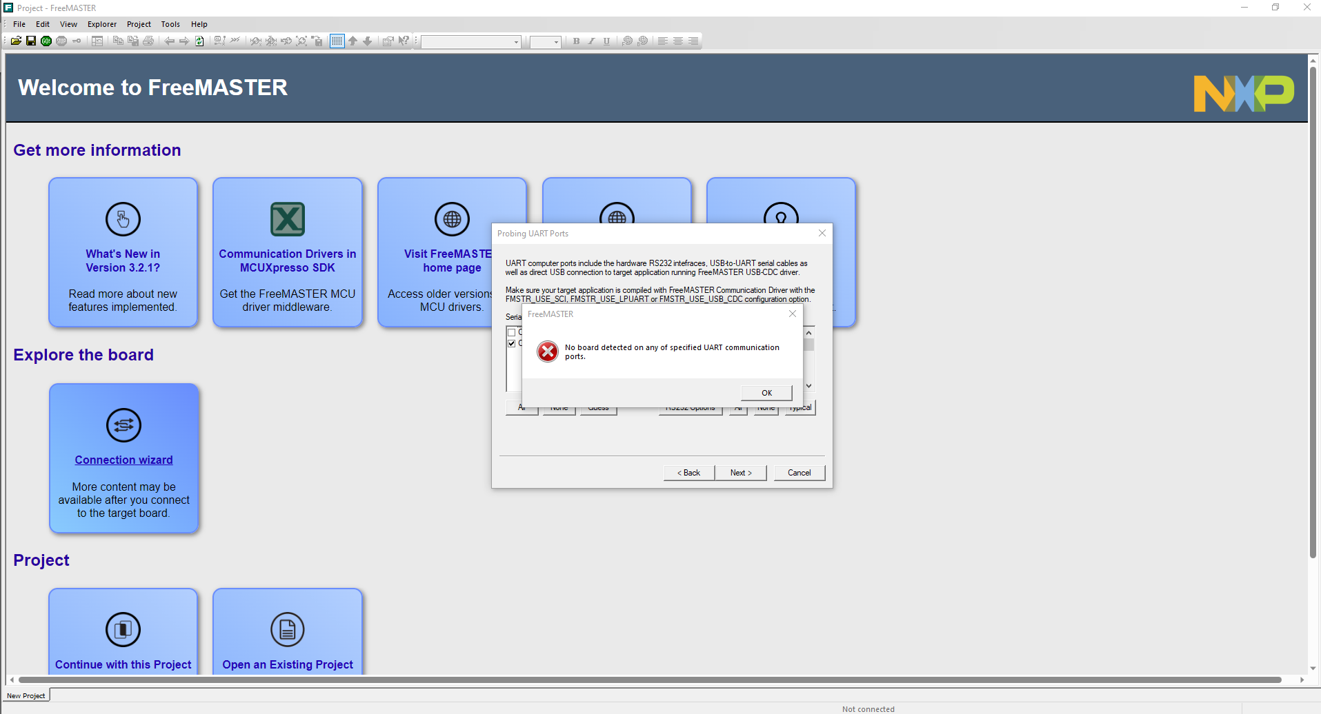 S32K118EVB2Q048 connection problem using Freemaster - NXP Community